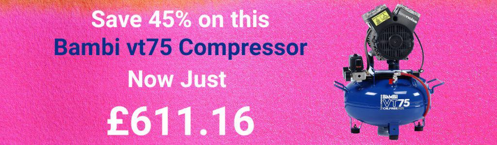 Bambi vt75 Compressor 45% | Graphic Air